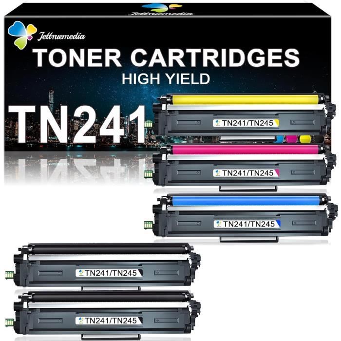 Tn241 Tn245 Cartouche De Toner Tn-241 Tn-245 (Con Chip) Compatible Pour ...