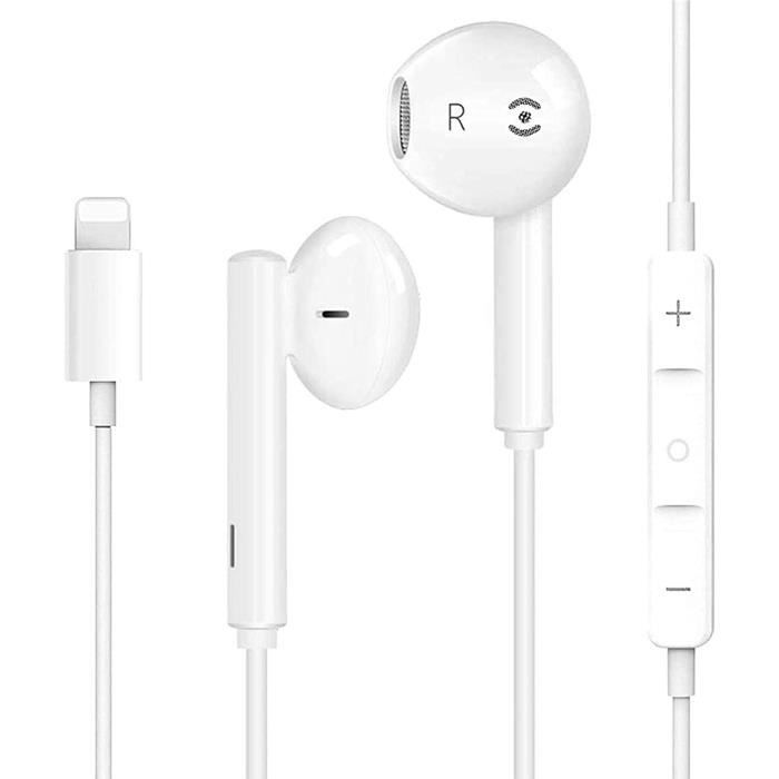 Écouteurs Pour Iphone, Écouteurs Intra-Auriculaires Filaires Avec ...