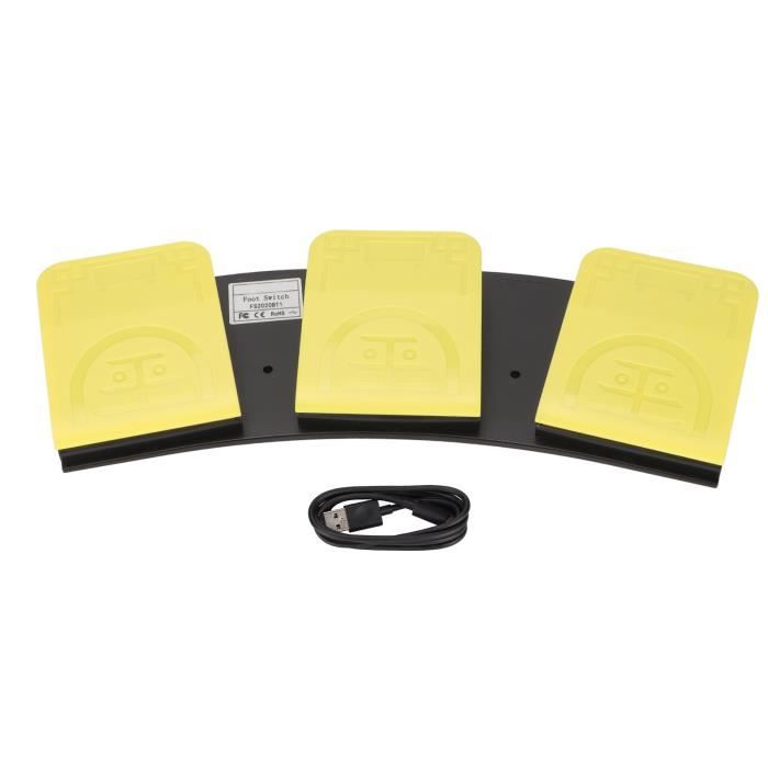 EJ.life Foot Pedal Switch, Three Key USB Foot Switch Dual Mode ...
