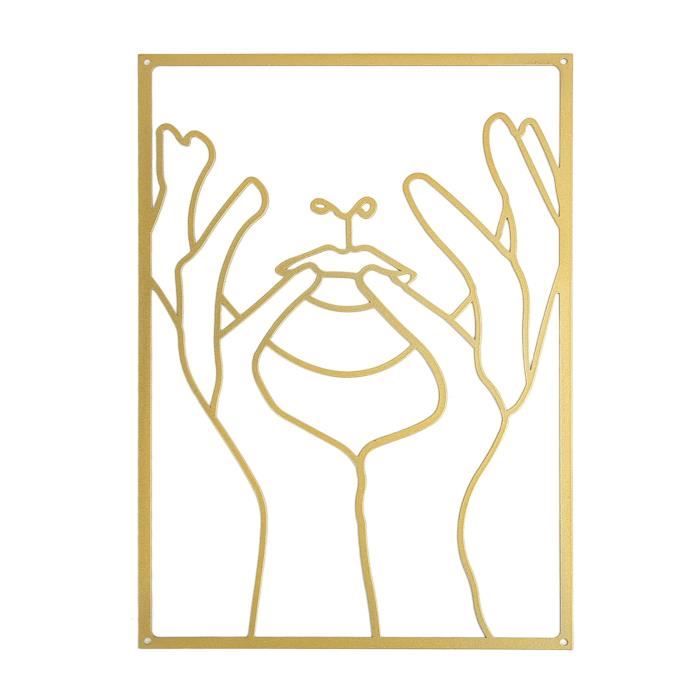 ROM Single Line Art Wall Decor Art Wall Decor (Type A) Décoration ...