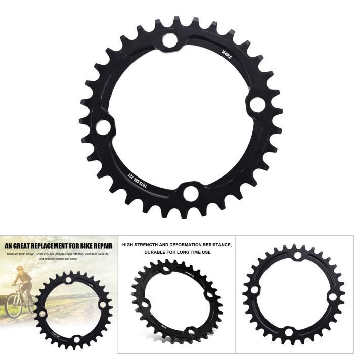 Plateau VTT simple plateau BCD104 rond KEENSO (noir 32T) - Pièce de ...