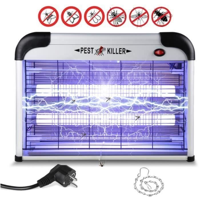 Lampe Anti Moustique Double Grille, MIOLOE ,Anti Insectes Volants ...