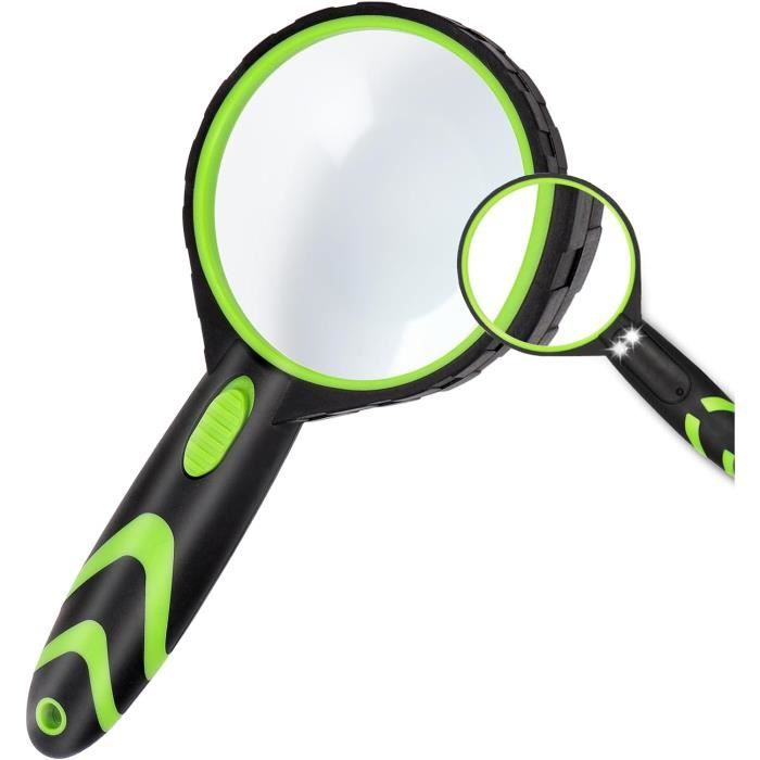 Loupe Grossissante, Loupe De Lecture 10X, Loupe Pour Enfants, Haute ...