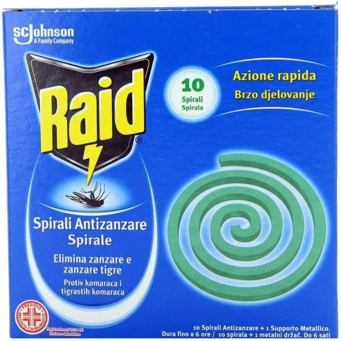 Spirales Anti-Moustiques Avec Support Métallique – 6 Boîtes De 10 ...
