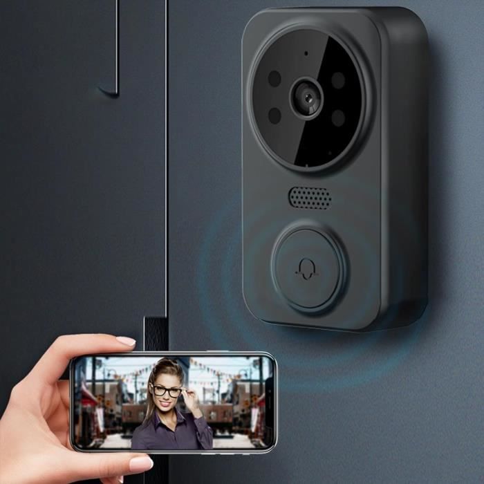 Sonnette Vidéo Intelligente, Caméra De Sonnette Vidéo Sans Fil Avec ...