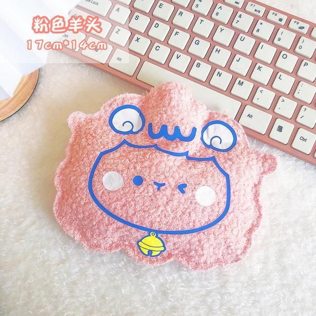 BOUILLOTTE,PINK--Chauffe mains Portable en velours pour fille ...