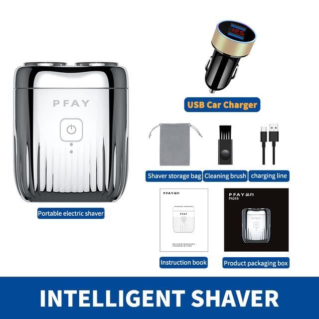 Tête de rasoir,PA268 Package C--Mini Rasoir Électrique Portable Pa268 ...