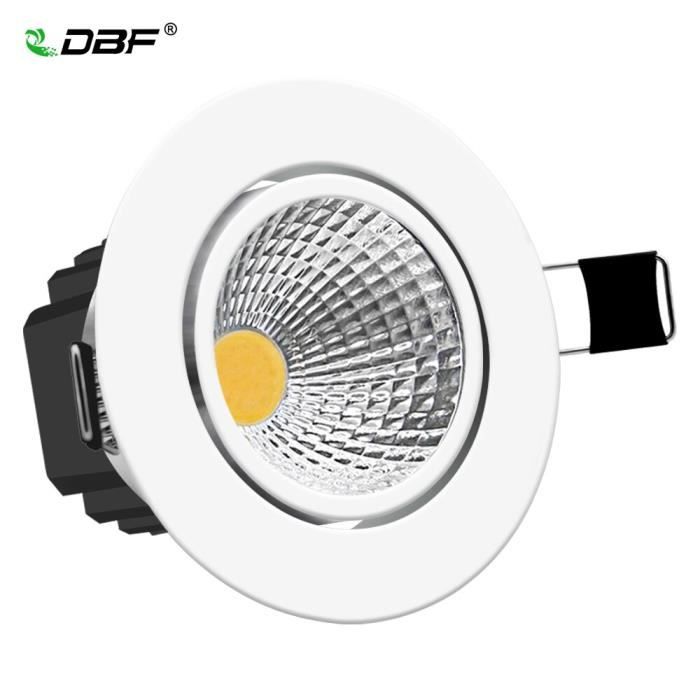 SPOTS,Warm White-7W Dimmable--Spot lumineux LED encastrable rond et ...