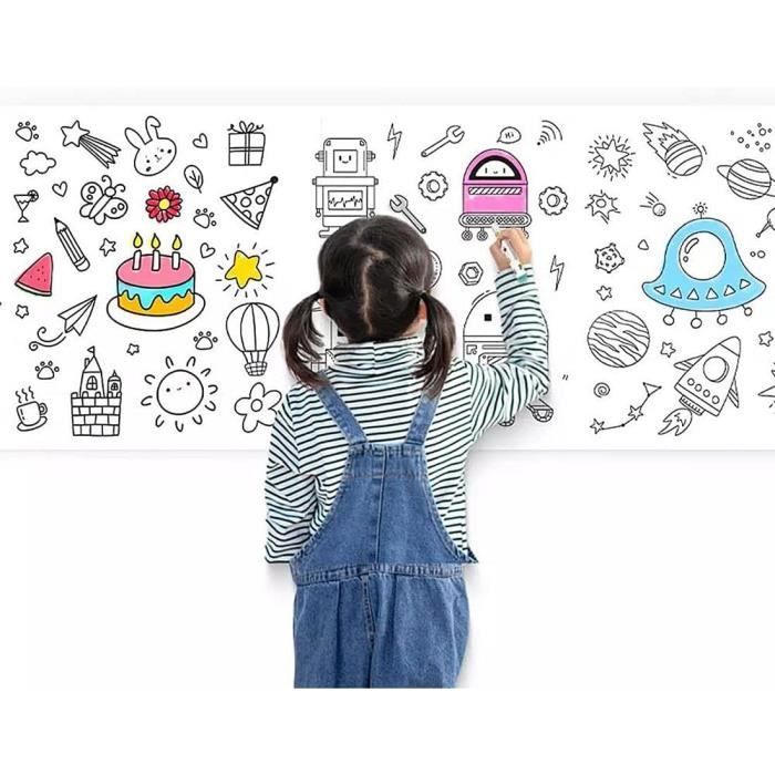 Rouleau De Dessin Pour Enfants, Rouleau De Papier À Colorier Pour ...