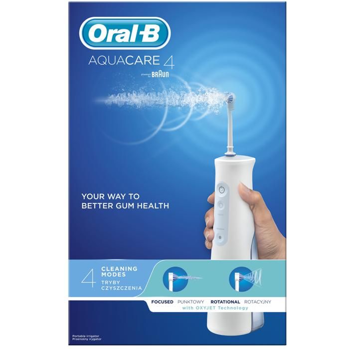 Hydropulseur - ORAL-B - AquaCare 4 - blanc - nettoyage interdentaire ...