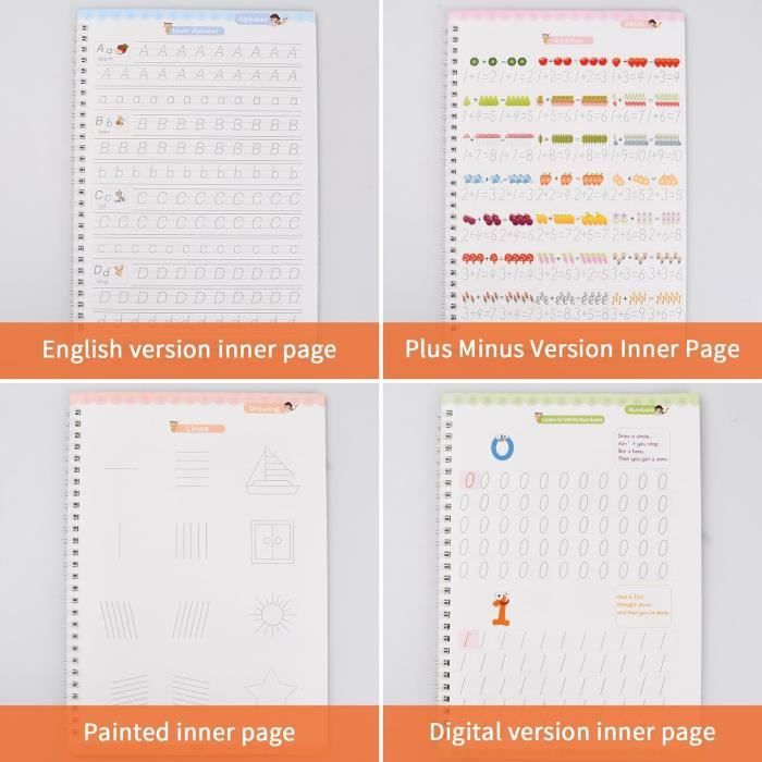 Cahier Apprentissage Ecriture, Cahier Magique Ecriture, Groove ...