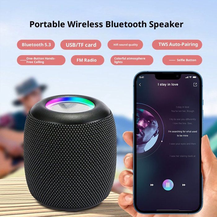 Mini caisson de basses portable avec Bluetooth et autonomie ultra ...