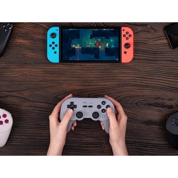 8BitDo PRO 2 Gamepad Hall Effect - Gray New Edition - Cdiscount