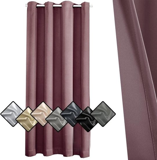 Rideau Occultant Thermiques 280X120Cm, Rideau Phonique, Lavable En ...