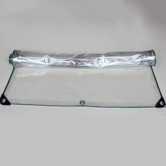 Bâche de protection transparente en PVC avec œillets - BACHE - Diamètre ...