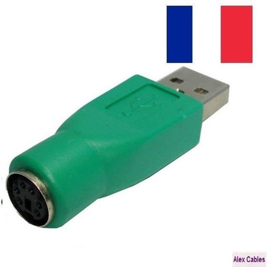 Alex Cables® Adaptateur USB A mâle vers mini-DIN6 femelle - Cdiscount ...