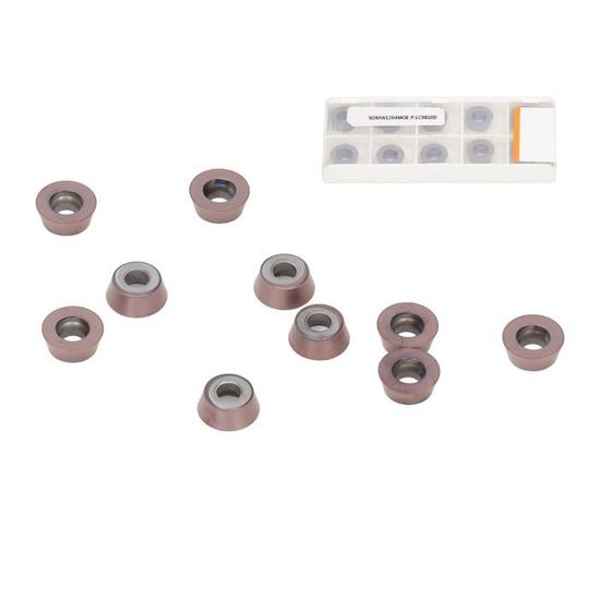EJ.life Coupe-insertion 10 Pcs Tournant Insert Carbure Lame Tour Cutter Fraisage CNC Kit D ...