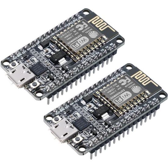 Nodemcu Module V2 Esp8266 Esp-12F Carte De Développement 2 Pièces Esp8266 Nodemcu Lua Wifi ...