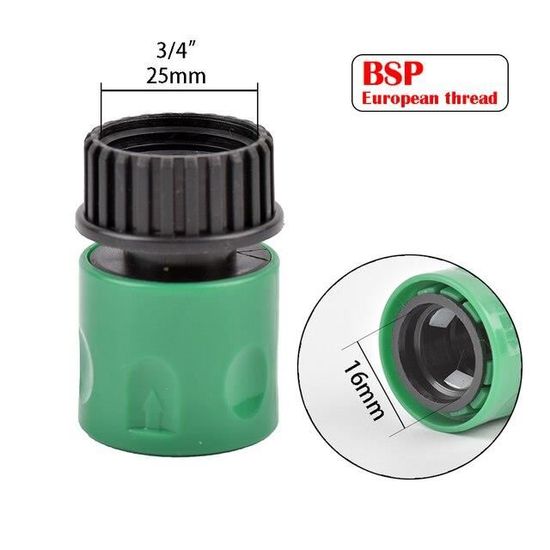 Système d'arrosage,P--Connecteur rapide pour tuyau'arrosage de jardin, 1-4, 4-7, 8-11, 16, 20mm ...