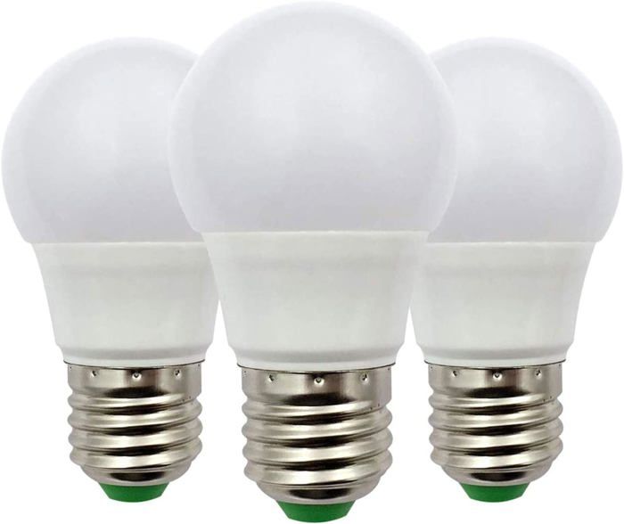 Lot de 3 ampoules LED E27 12 V ACDC 3 W A50 30 W halogne basse tension Edison Screw dans ...