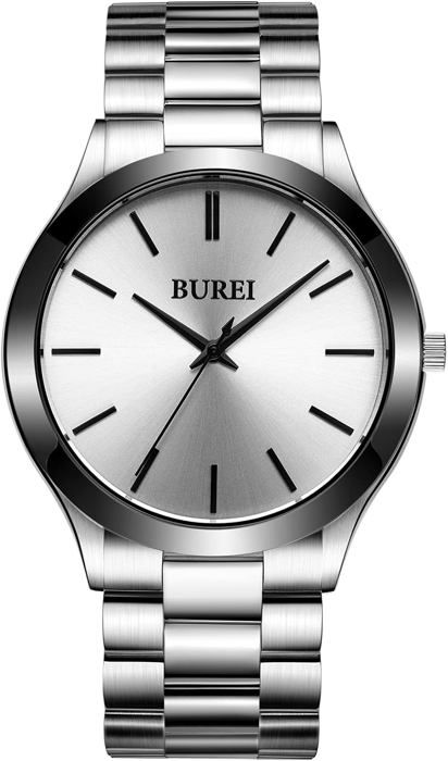 Montres Quartz pour Hommes daffaires minimalistes en Acier Inoxydable ...