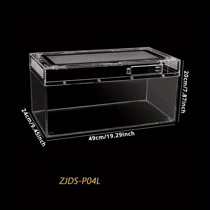 Terrarium pour reptiles et amphibiens en acrylique brillant – Habitat d ...