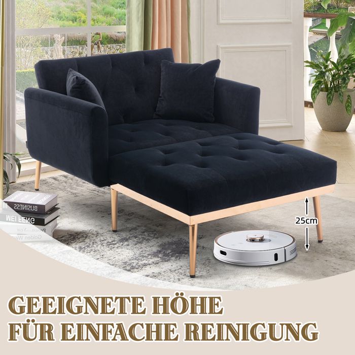 Fauteuil de style moderne, fauteuil réglable sur le dos chaise longue ...