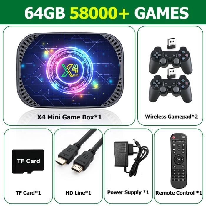 X4 mini pas de fan 64 - Mini boîtier de jeu Amlogic S905age EE4.6, pour ...