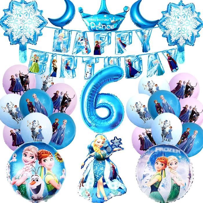 Decoration Anniversaire Reine Des Elsa 6 Ans, Decoration Reine Des Elsa ...
