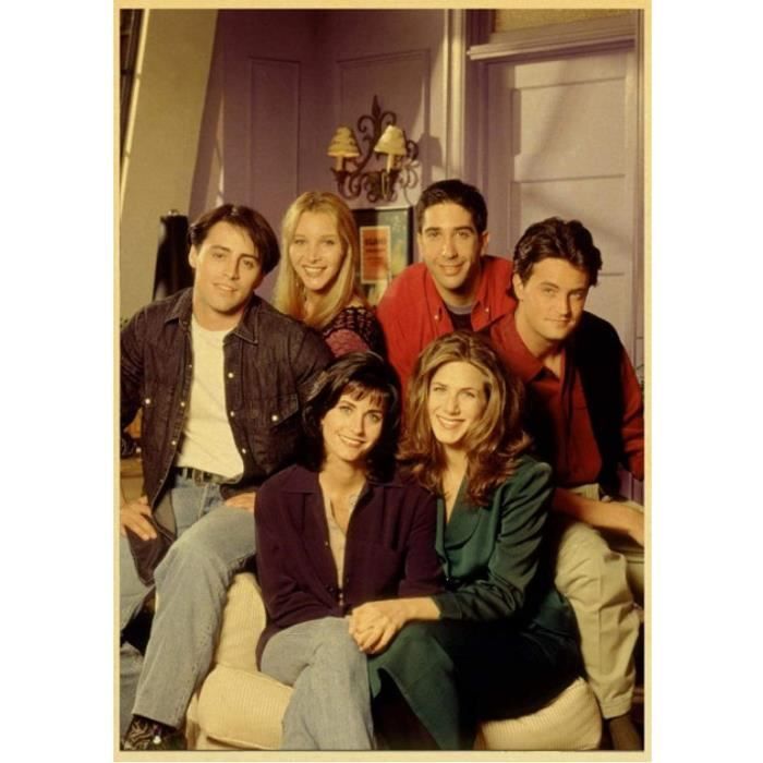 Canvas Poster TV Series Friends Posters Retro Poster Home Decor Wall ...