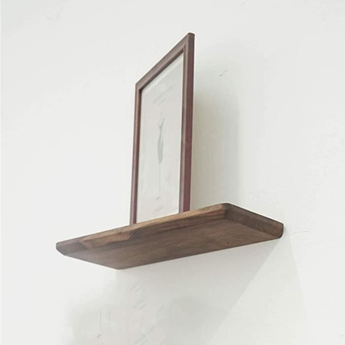 Wall Shelf Planche De Rangement Murale en Bois Massif, Étagère Murale À ...