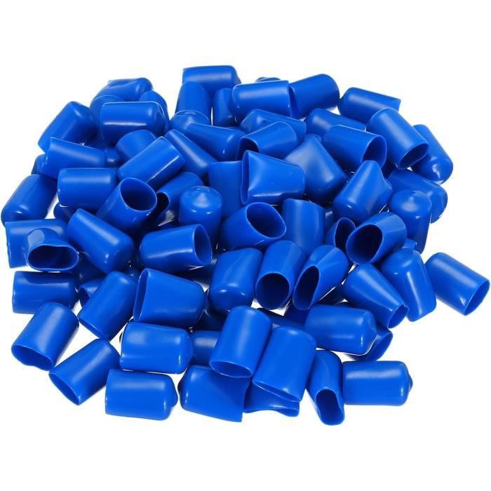 Lot De 100 Embouts En Caoutchouc Vinyle Pvc Pour Filetages Et Tubes ...