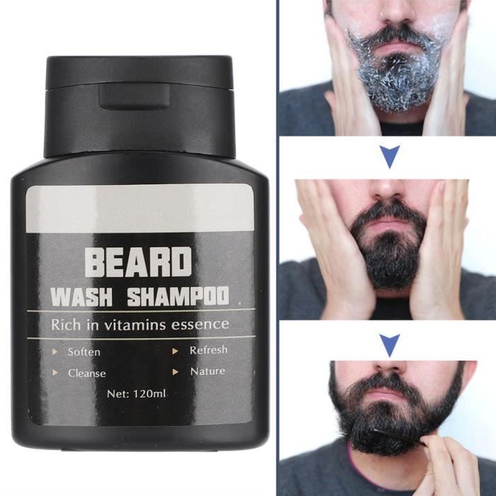 Garosa Shampooing pour soin de barbe 120ml Shampooing de Barbe Liquide ...