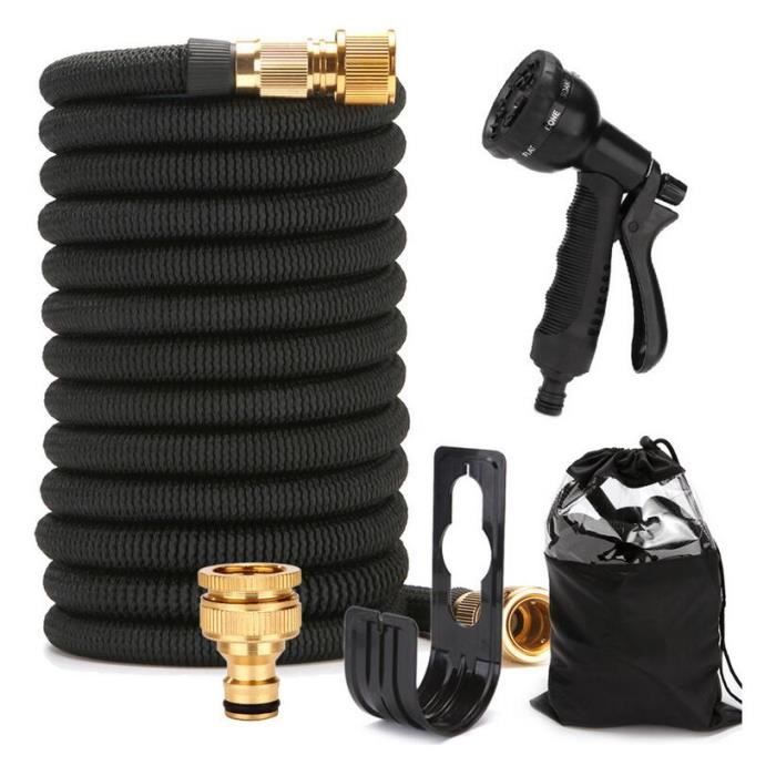 Tuyau extensible PRO HAUTE PRESSION 30 m（100ft） Joints métalliques ...