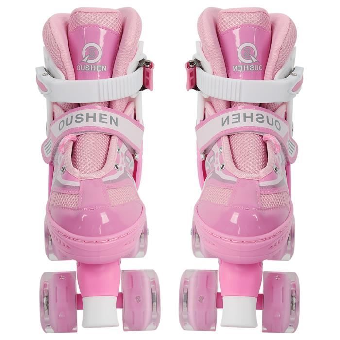 Patins à roulettes pour enfants AGNESG - Taille 32-37 - Roller In Line ...