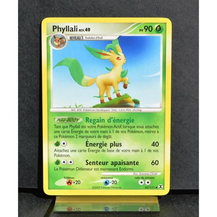 Carte Pokémon 45-111 Phyllali 90 PV Platine Rivaux Émergents NEUF FR ...