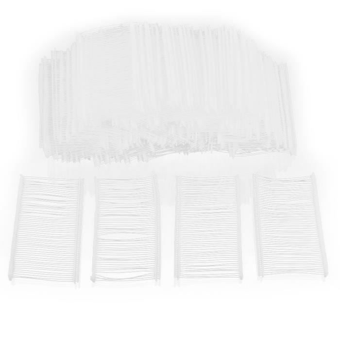 Qiilu Attaches de marquage, 5000 pièces non toxiques et lisses, barbes ...