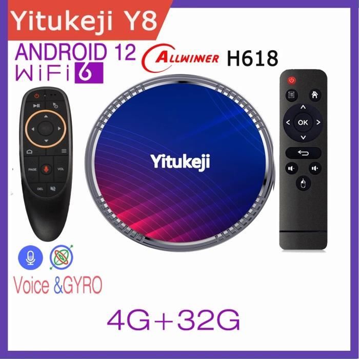 Boîtier TV Smart - RNCYN - Yitukeji Y8 - Android 12.0 - Wifi6 - 6K Résolution - Cdiscount TV Son ...