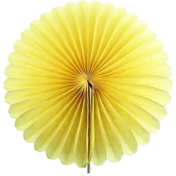 Lot De 12 Éventails En Papier - À Suspendre - Décoration Murale ...