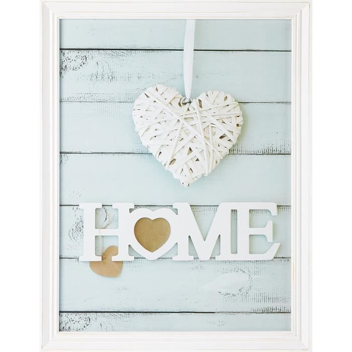 ZEP Vintage blanc 30x40 bois T15434395 - Cdiscount Maison