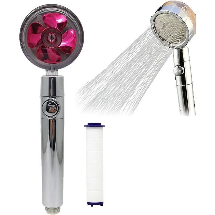 Pommeau De Douche À Hélice Réglage De La Rotation Turbo Boost 360