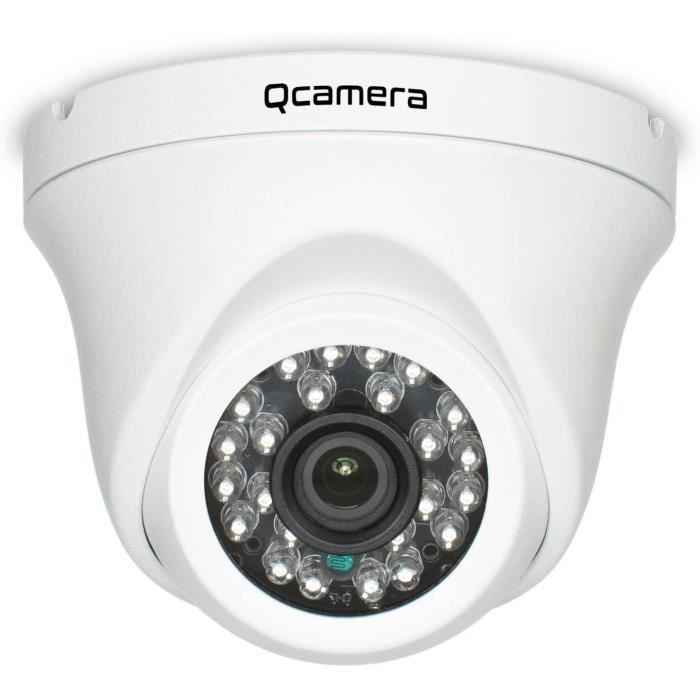 Caméra de sécurité dôme TRAHOO 1080P 2MP pour l'intérieur - Objectif 2 ...