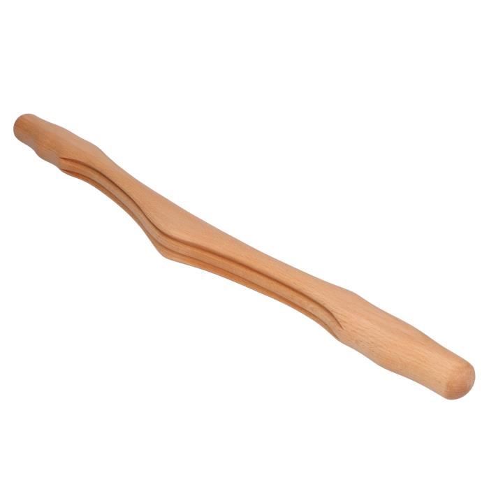 PAL Bâton de raclage en bois Bâton de grattage en bois Portable 2 ...