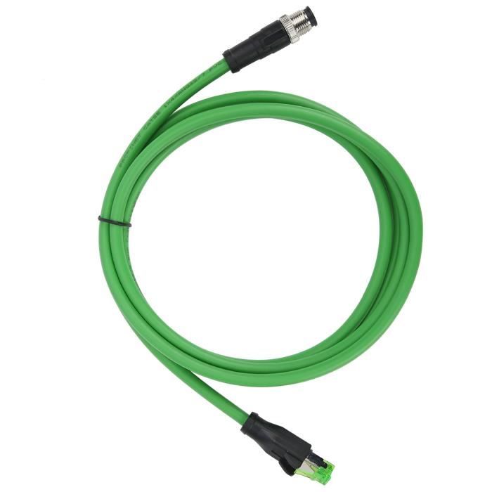 MAG cble blindé Ethernet Cordon de raccordement Cble Ethernet M12 vers ...