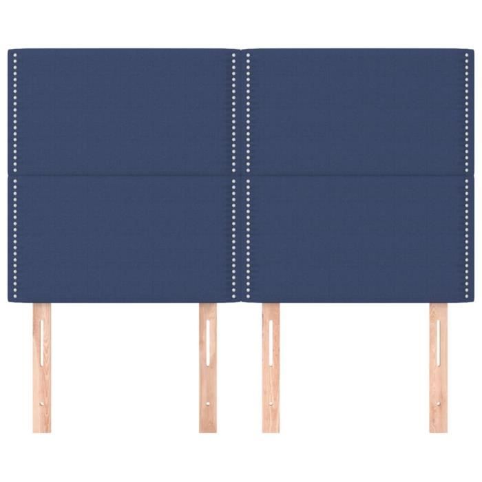Têtes de lit Bleu - ATYHAO - CWU - 72x5x78/88 cm - Tissu A3116196 60299 ...