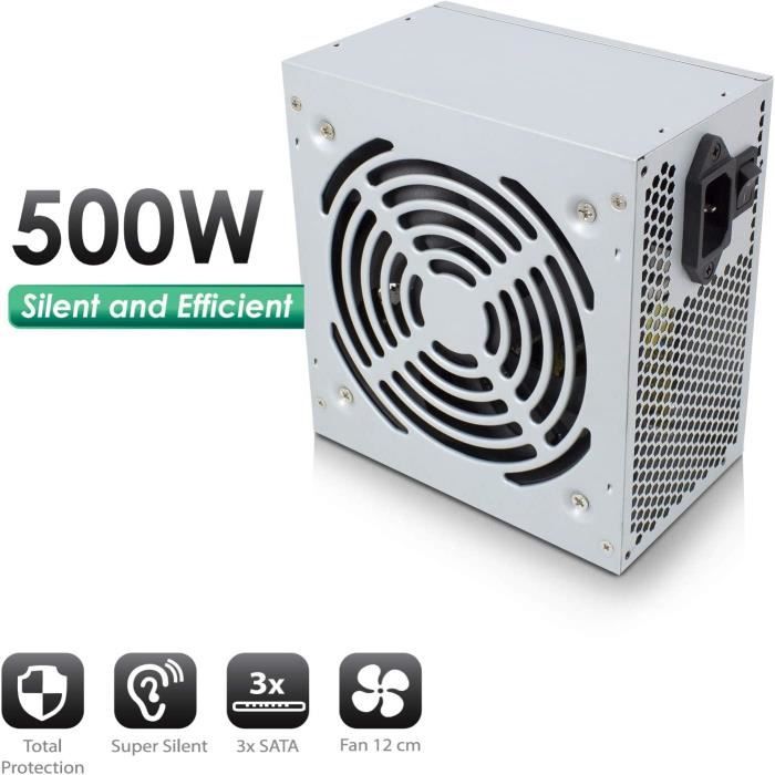 LI-Power Supply ATX 500 W V2.3 Pro Line EW3909 Power Supply ATX 500 W ...