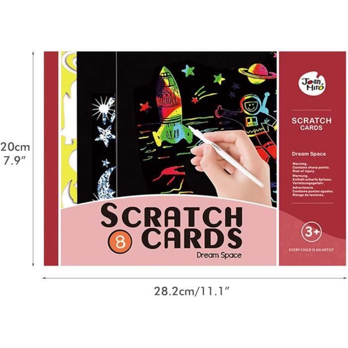 Dessin Gratter pour EnfantsCartes à Gratter Papier Gratter Scratch ...