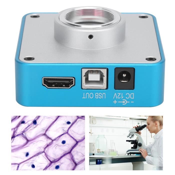 Caméra de microscope numérique DUOKON - HY-1139 - 34MP 1080P 60FPS 2K ...