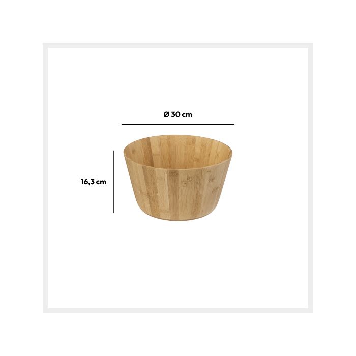 Saladier D30cm bambou - 5 five simply smart - Cdiscount Maison