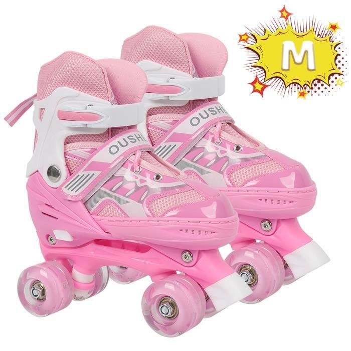 Patins à roulettes pour enfants AGNESG - Taille 32-37 - Roller In Line ...